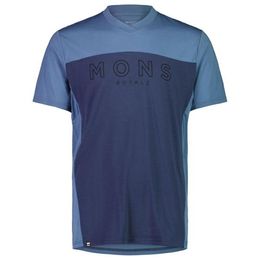 Mons Royale - Redwood Enduro VT - Radtrikot Gr S blau