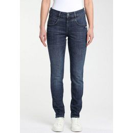 Gang Skinny-fit-Jeans 94MARISSA mit modischer V-Passe vorn & hinten, blau