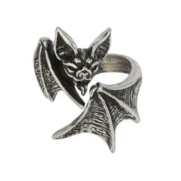Alchemy Gothic Nighthawk Wrap Ring Ring silberfarben