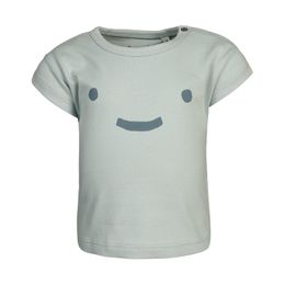 Sanetta PURE - T-Shirt SMILE in azur, Gr.68