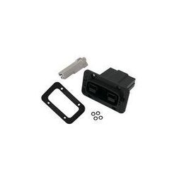 Anderson Power Products Steckverbindersatz, SBSX-75A, grau, Steckbuchse, Panelmontage, 2.5 25mm&sup2; - SBSX75A-PMREC-KIT-GRA