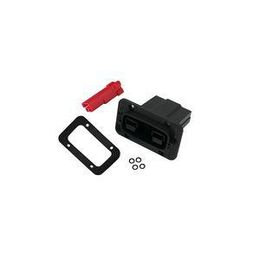 Anderson Power Products Steckverbindersatz, SBSX-75A, rot, Steckbuchse, Panelmontage, 2.5 25mm&sup2; - SBSX75A-PMREC-KIT-RED