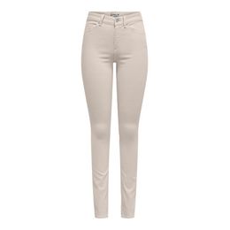 Only Skinny-fit-Jeans ONLBLUSH MID SKINNY COL PANT PNT RP, beige