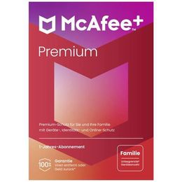 Mcafee Premium - Family Jahreslizenz, 1 Lizenz Windows, Mac, Android, iOS Antivirus