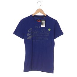 Superdry Herren T-Shirt, blau, Gr. 46