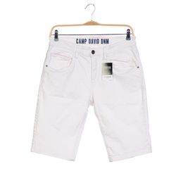 CAMP DAVID Herren Shorts, weiß, Gr. 54