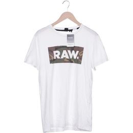 G-Star Raw Herren T-Shirt, weiß, Gr. 48