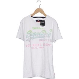 Superdry Herren T-Shirt, weiß