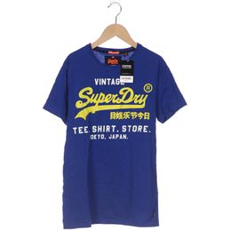 Superdry Herren T-Shirt, blau, Gr. 46