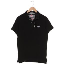 Superdry Herren Poloshirt, schwarz, Gr. 52