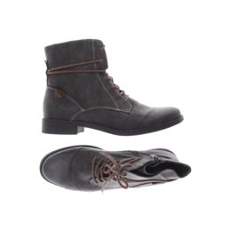 Tom Tailor Damen Stiefelette, grau