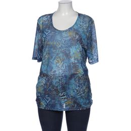 Ulla Popken Damen T-Shirt, blau