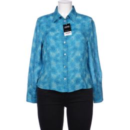 Peter Hahn Damen Bluse, blau