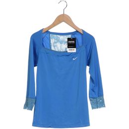 Nike Damen Langarmshirt, blau, Gr. 32