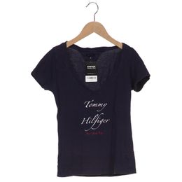 Tommy Hilfiger Damen T-Shirt, marineblau, Gr. 36