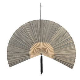 Bloomingville - Jaime Wanddeko Fächer, 145 x 72 cm, Bambus / schwarz