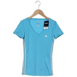 Adidas Damen T-Shirt, hellblau, Gr. 34