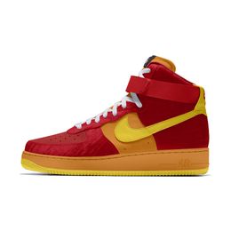 Nike Air Force 1 High By You personalisierbarer Herrenschuh - Rot