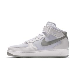 Nike Air Force 1 Mid By You personalisierbarer Damenschuh - Weiß
