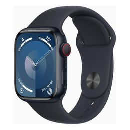 Apple Watch Series 9 GPS Cellular 41mm Smartwatch Mitternacht Sportband MRHR3QF