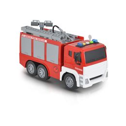 Moni Spielzeug Feuerwehrauto Löschschlauch 1:12 WY850A Musik- und Lichteffekte rot
