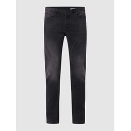 Review Slim Fit Jeans mit Stretch-Anteil