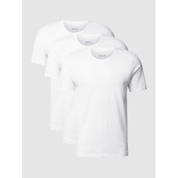 BOSS T-Shirt mit Label-Stitching im 3er-Pack Modell 'Classic'