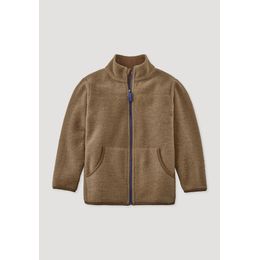 hessnatur Wollfleece Jacke Regular aus reiner Bio-Merinowolle Größe: 98/104