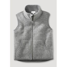 hessnatur Wollfleece Weste Regular aus reiner Bio-Merinowolle Größe: 98/104