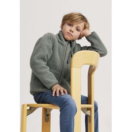 hessnatur Wollfleece Jacke Regular aus reiner Bio-Merinowolle Größe: 110/116