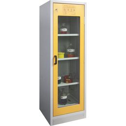 LaCont Feuerbeständiger Gefahrstoffschrank Typ 30, 1 Sichtfenstertür, HxBxT 1935 x 595 x 535 mm