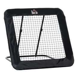 HOMCOM Fußball Rebounder klappbar Kickback Tor Rückprallwand Netz für Baseball Basketball Volleyball