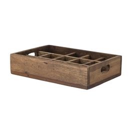 Bloomingville Githa Serviertablett aus Holz, 45 x 30 x 10 cm