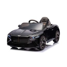 Kikkaboo Kinder Elektroauto Bentley Bacalar EVA-Reifen Gurt, MP3, USB, 2 Motoren schwarz