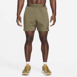 Ungefütterte Nike Flex Rep 4.0 Dri-FIT-Fitnessshorts für Herren (ca. 18 cm) - Grün