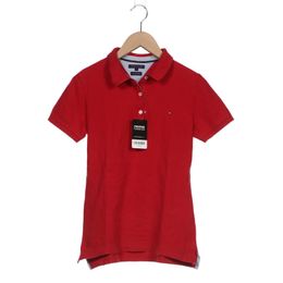 Tommy Hilfiger Damen Poloshirt, rot, Gr. 36