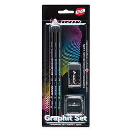 JOLLY Next Graphit Bleistift-Set HB schwarz 1 Set