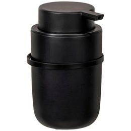 Wenko Seifenspender Carpino, (1-tlg), Schwarz, 250 ml, schwarz