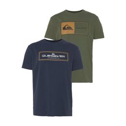 Quiksilver T-Shirt RAIN LOCKUP PACK FLX YM, blau|bunt