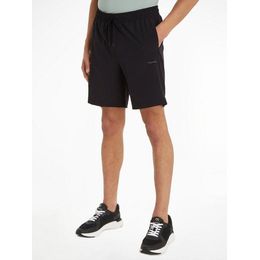 Calvin Klein Sport Shorts mit Kordelzug, schwarz