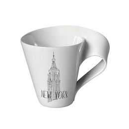 Villeroy & Boch Villeroy & Boch Kaffeetasse "Modern Cities - New York" in Weiß - 300 ml