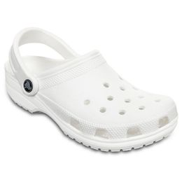 Crocs Classic Clog, Sommerschuh, Gartenschuh, Poolslides, mit typischem Logo, weiß