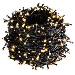 Casaria monzana® Lichterkette 200 LED 20m warm weiß