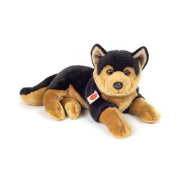 HERMANN TEDDY ORIGINAL Hermann Teddy - Kuscheltier SCHÄFERHUND (45 cm) liegend in braun