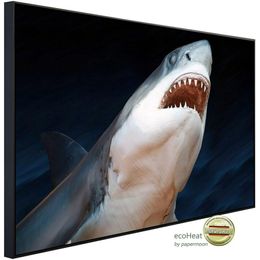 papermoon Infrarotheizung Weißer Hai, sehr angenehme Strahlungswärme, bunt