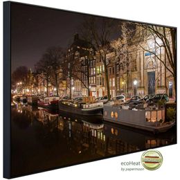 papermoon Infrarotheizung Nacht in Amsterdam, sehr angenehme Strahlungswärme, bunt