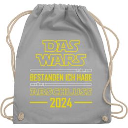 Shirtracer Turnbeutel Das Wars bestanden ich habe Abi 2024