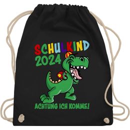 Shirtracer Turnbeutel Schulkind 2024 Achtung ich komme!