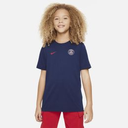 Paris Saint-Germain Nike Fußball-T-Shirt für ältere Kinder - Blau