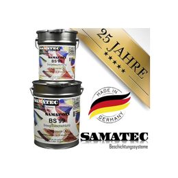 Samatec Harzfarbe Bodenbeschichtung Bodenfarbe Garagenfarbe BS99 Designboden 2K